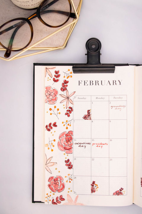 February Journal Pages | Cherish By Design