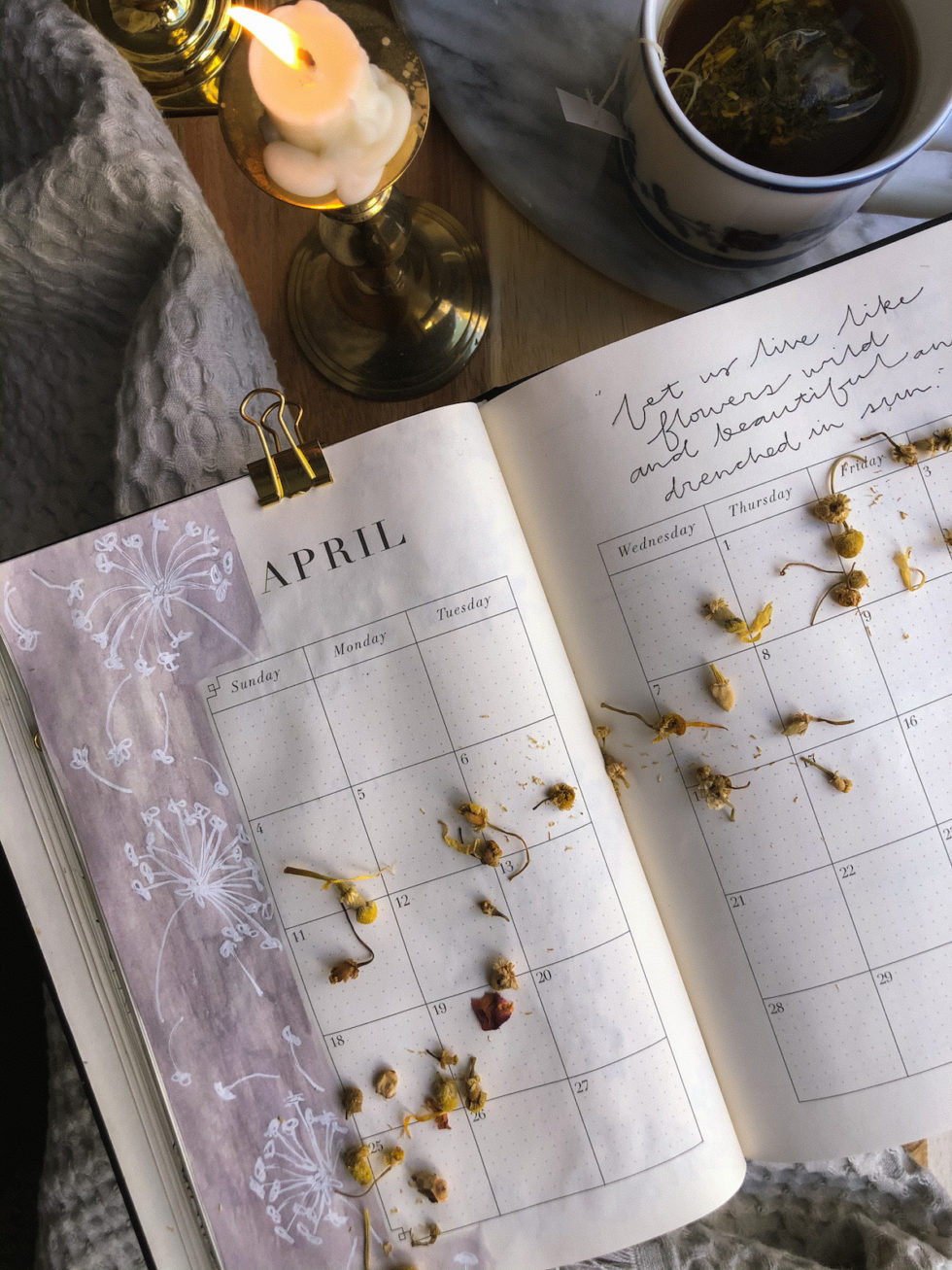 April Journal Pages | Cherish By Design